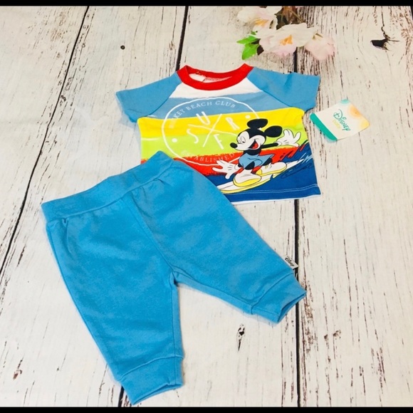 Disney | Matching Sets | Nwt Disney Mickey Mouse Two Pieces Outfit ...